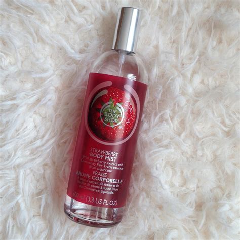The Body Shop Strawberry Body Mist Inthefrow
