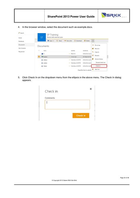 Standard Sharepoint Training Guide Fienajla32 Page 21 Flip Pdf