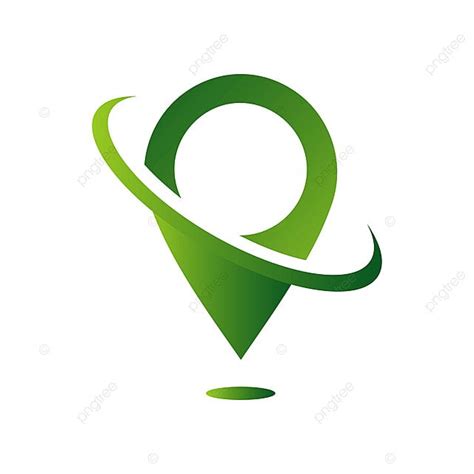 Gps ícone Vector Logo Design Mapa Ponteiro ícone Pin Localização Symb