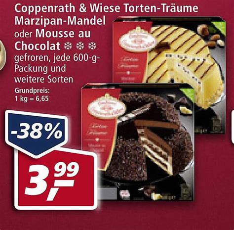 Coppenrath Wiese Torten träume Marzipan mandel Oder Mousse Au Chocolat Angebot bei Real
