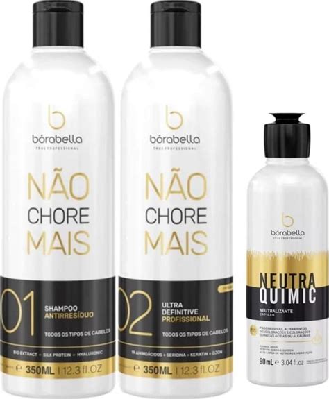 Borabella Kit Não Chore Mais 2x350ml NeutraQuimic 90ml