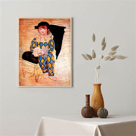 Picasso Famous Clown Painting