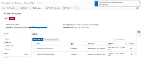 Extracting Rest Data Using Oracle Cloud Infrastructure Data Integration Oci Di