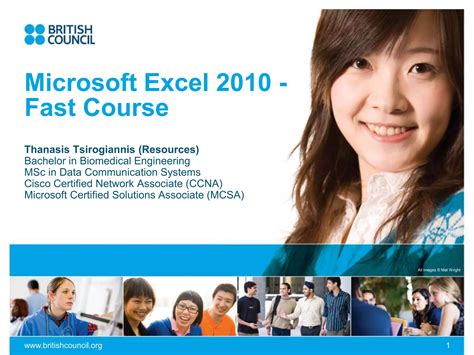 Microsoft Excel 2010 Fast Course V2 Ppt