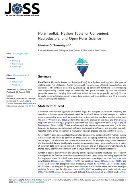 Pdf Polartoolkit Python Tools For Convenient Reproducible And Open Pdf Polartoolkit Python Tools For Convenient Reproducible And Open