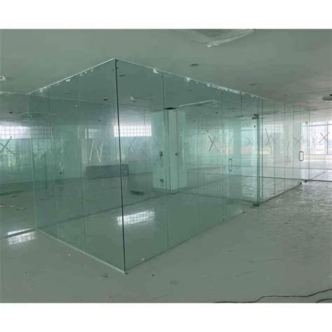 Plain Frameless Glass Partition At Rs 380sq Ft In Jaipur Id 2852262090162