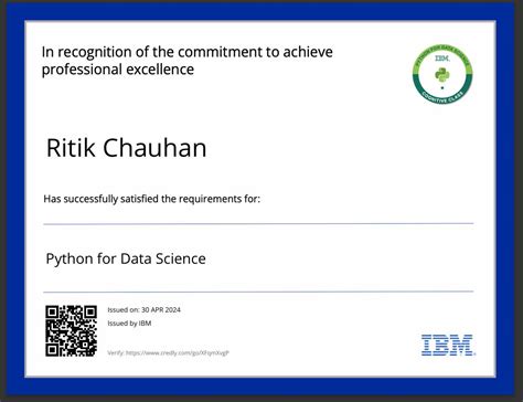 Datascience Python Certification Ritik Chauhan