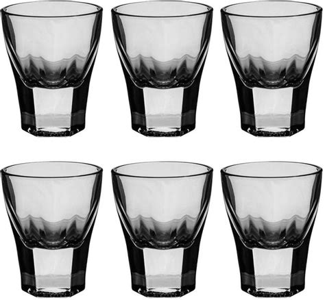 Shubheksha Pack Of 6 Vodka Shot Glasses Glass Set Price In India