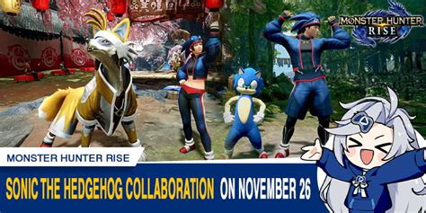 Monster Hunter Rise X Sonic The Hedgehog Collab On November 26