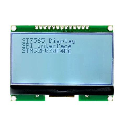 ЖК индикатор дисплей 12864 для Arduino Ардуино интерфейс Spi голубой описание купить цена