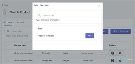 Product Metafields All In One Metafields Shopify App