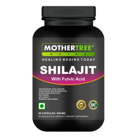 Shilajit Capsule And Tablet Packaging Type Bottle 60 Capsules At