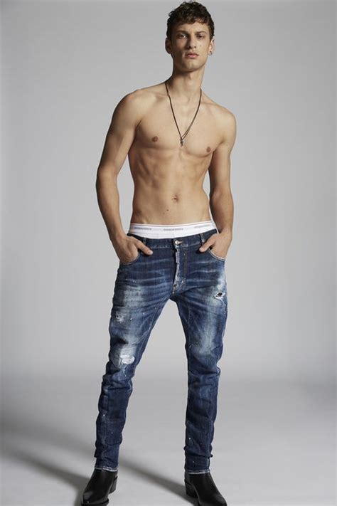 Skinny Guys Super Skinny Jeans Dsquared Men Male Pose Reference