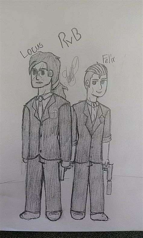 Locus And Felix Rvb Fan Art By Spunkyguy On Deviantart