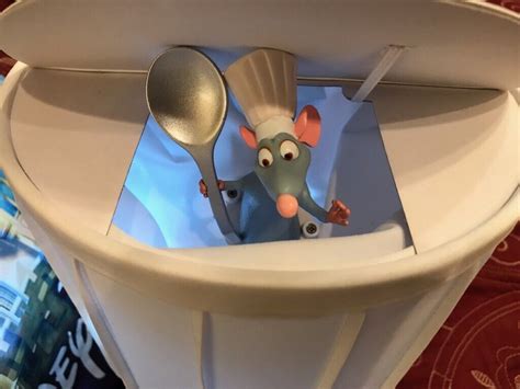 NEW Disney Remys Ratatouille Adventure Chef Hat With Lights Sounds And Remy Root Cause
