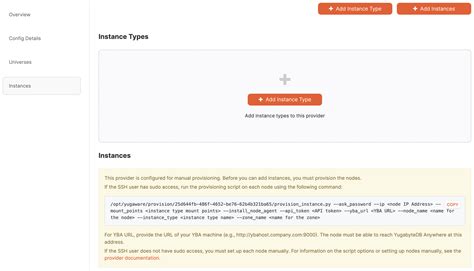 Manually Provision On Premises Nodes Using A Script Yugabytedb Docs
