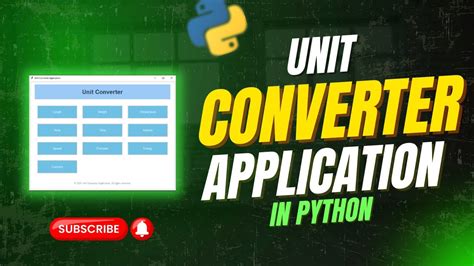 Build A Modern Unit Converter App In Python Tkinter Full Project Demo Youtube