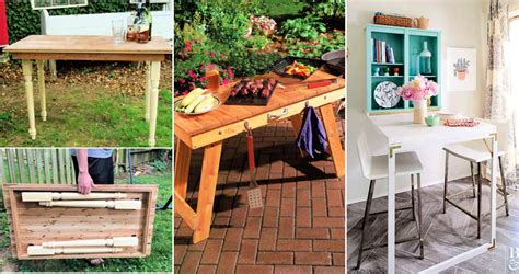 How To Make A Folding Table 20 Diy Folding Table Plans