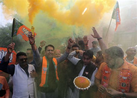 Indias Modi On Track For More Years In Power After BJP Sweeps Crucial State Elections South