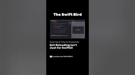 Hot Reloading In Xcode Isnt Just For Swiftui Xcode Tips And Tricks For Productivity Youtube