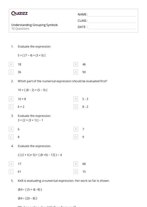 50 Communicating Through Symbols Worksheets For 5th Class On Worksheets Library