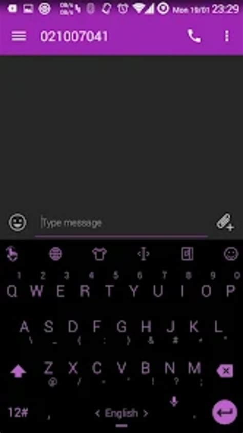 Keyboard Theme Flat Black Pink For Android Download