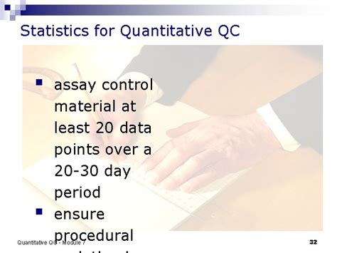 Process Control Quality Control For Quantitative Tests Quantitative