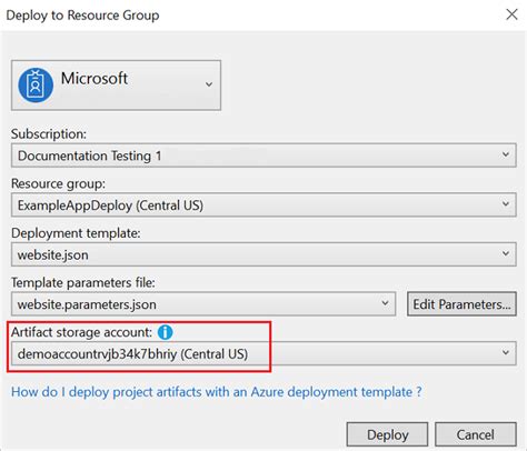Create And Deploy Visual Studio Resource Group Projects Azure Resource