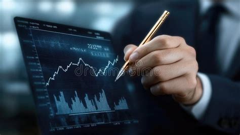 Dynamic Growth Glowing Data Rising Chart Economic Success Analytics Trend Futuristic Arrows