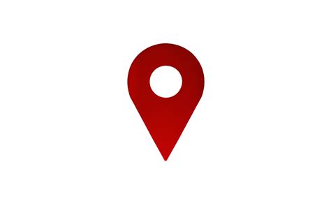 Red Map Pointer On Red Location Icon 44449400 Png