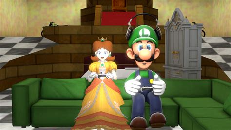 Gaming Time With Luigi And Daisy By Billyvice1986 On Deviantart