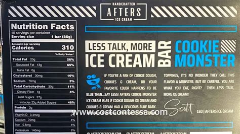 Cookie Monster Ice Cream Bars At Costco Costcontessa