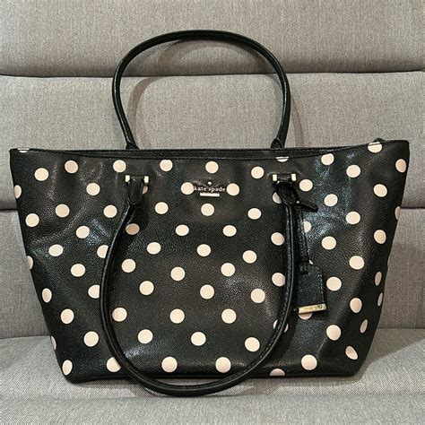 Kate Spade Vinyl Polka Dot Tote Pretty Bags Bags Polka Dot Tote