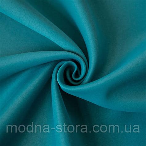 Комплект бірюзові штори блекаут Готові штори бірюзового кольору в спальню зал вітальню Id