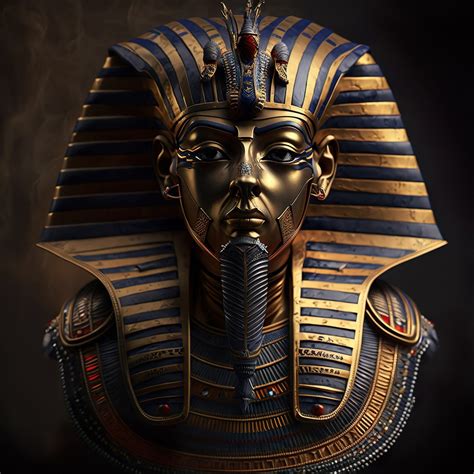 Tutankhamun King Tut Art 4k Etsy