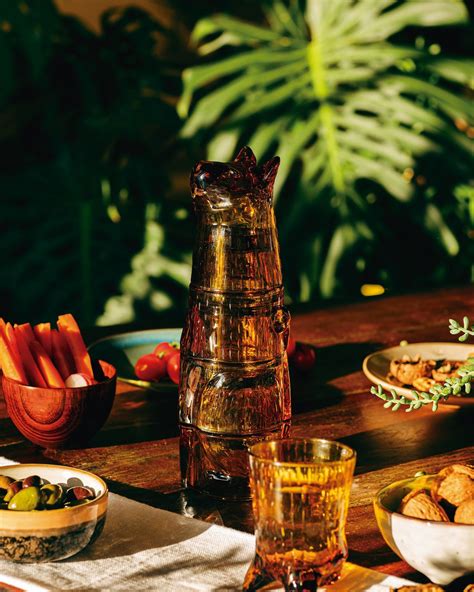 Doiy Kitty Stackable Glasses Ginger Garmentory