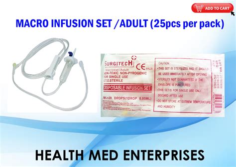 Iv Infusion Set Macroset Adult Lazada Ph