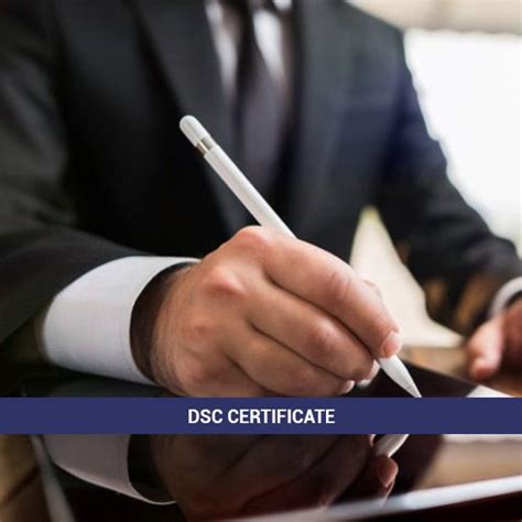 Dsc Certificate Starteasy Company Registration Compliance Gst Pf