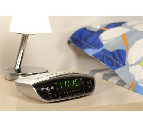 Roberts Cr9971 Chronologic Vi Fm Clock Radio Silver Fast Delivery