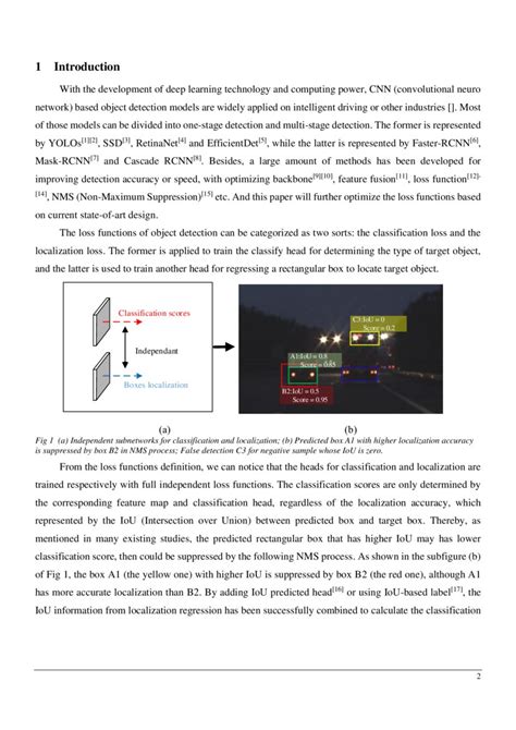 Optimized Loss Functions For Object Detection And Application On