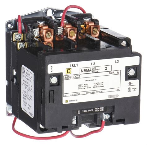 Square D Non Reversing 3 Poles Nema Magnetic Contactor 2mna6
