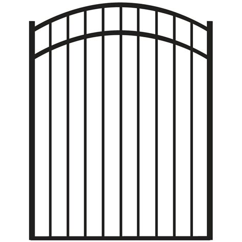 An Iron Gate With Bars On The Top And Bottom Is Shown In Front Of A