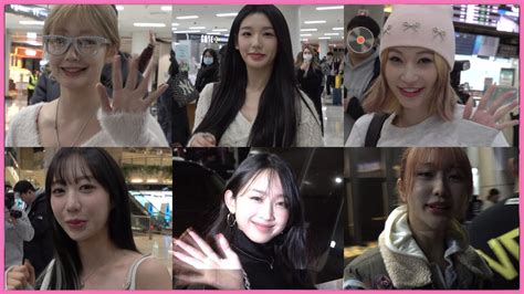 240226 Secretnumber 시크릿넘버 진희 레아 수담 디타 민지 주 김포국제공항 입국 Fancam