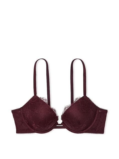 Bra Push Up Con Encaje De Rosas Push Up Victorias Secret Tienda En