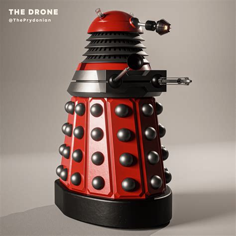 My 3d Model Of The 2010 Paradigm Dalek All Five Liveries Rdoctorwho