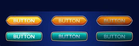 Medieval Ui Game Button Frame Sprite For Animation