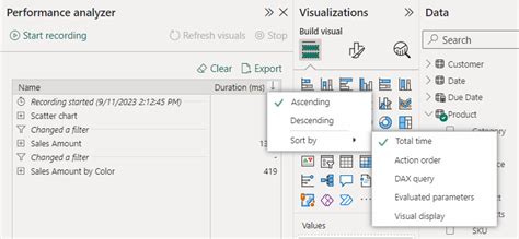Why Isnt My Performance Analyzer Result Sorting Microsoft Fabric