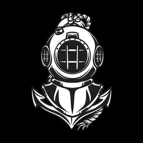 Diving Helmet Art 26759381 Vector Art At Vecteezy