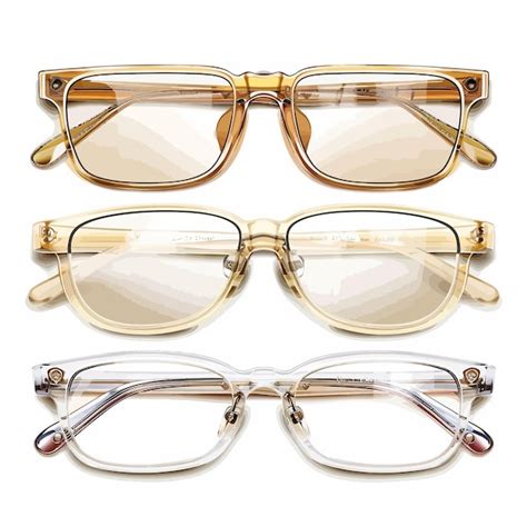 Premium Vector A Pair Of Glasses With A Pair Of Gold Rims And A Pair