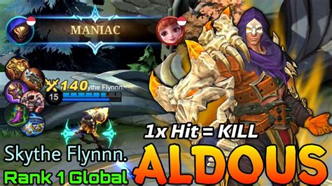 X Hit Kill Hybrid Build Aldous Unstoppable Top Global Aldous By Skythe Flynnn MLBB